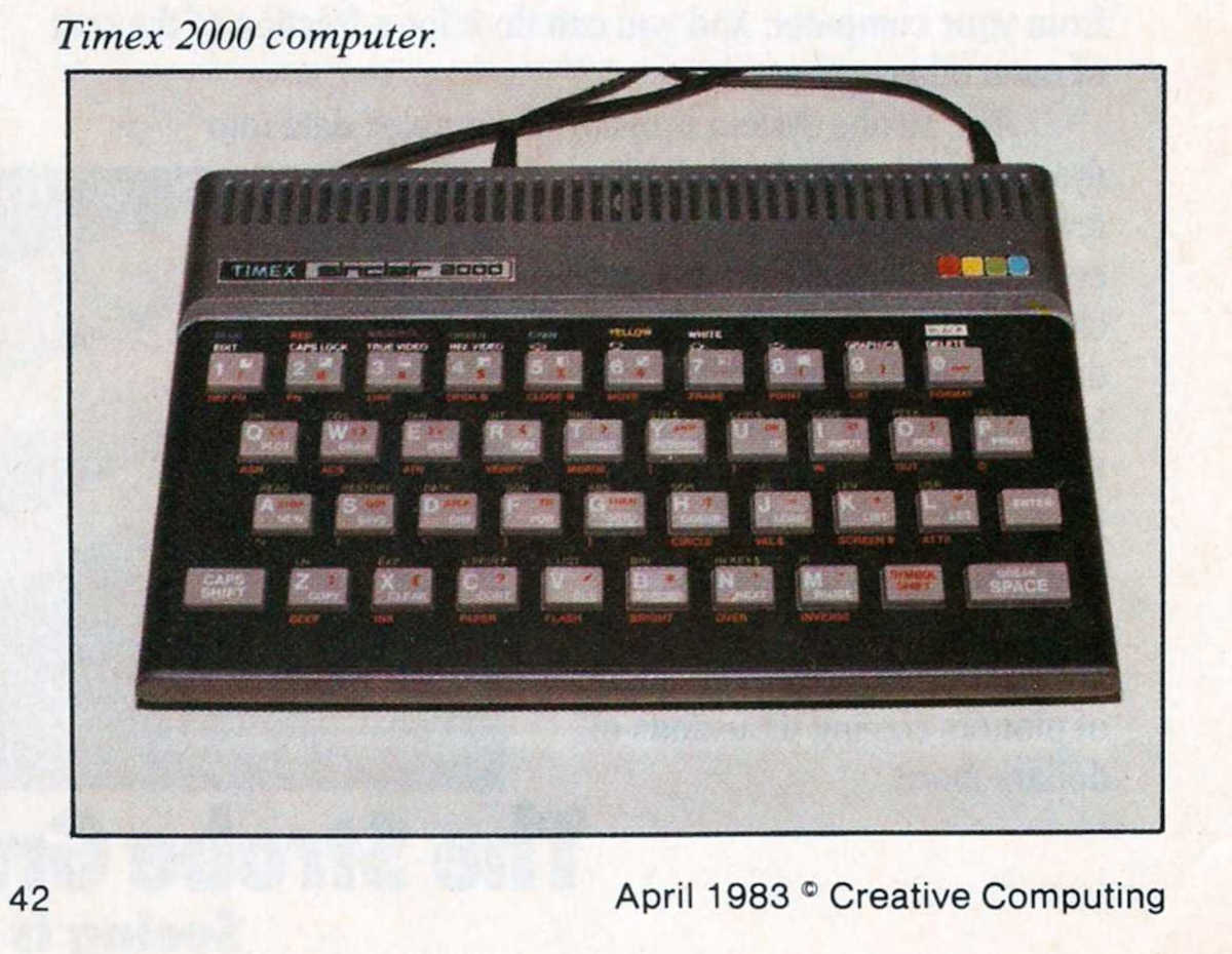 Sinclair Times TS2000 by Timex, USA